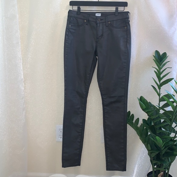 Cache | Pants & Jumpsuits | Cach Faux Leather Dark Grayblack Pants ...